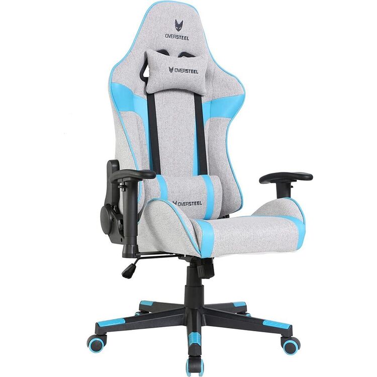 Игровое кресло Oversteel Ultimet Fabric (Gray/Blue) купить в Кишиневе ...