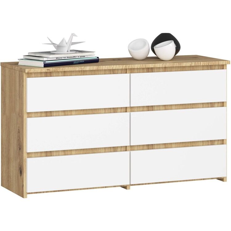 Комод Akord CL 100 6S (Artisan Oak/White) купить в Кишиневе, Молдове ...