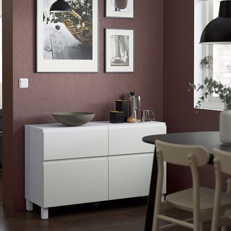 Tumba Ikea Besta/Vasterviken/Stubbarp usi/sertare/deschidere apasare ...