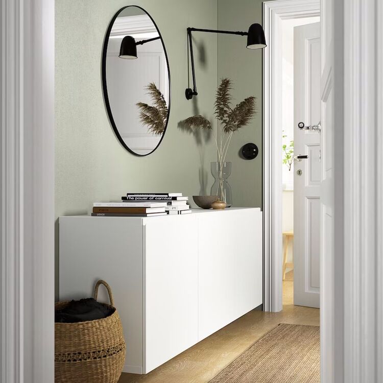 Tumba suspendata Ikea Besta/Vasterviken 180x42x64 (Alb) cumpără în ...