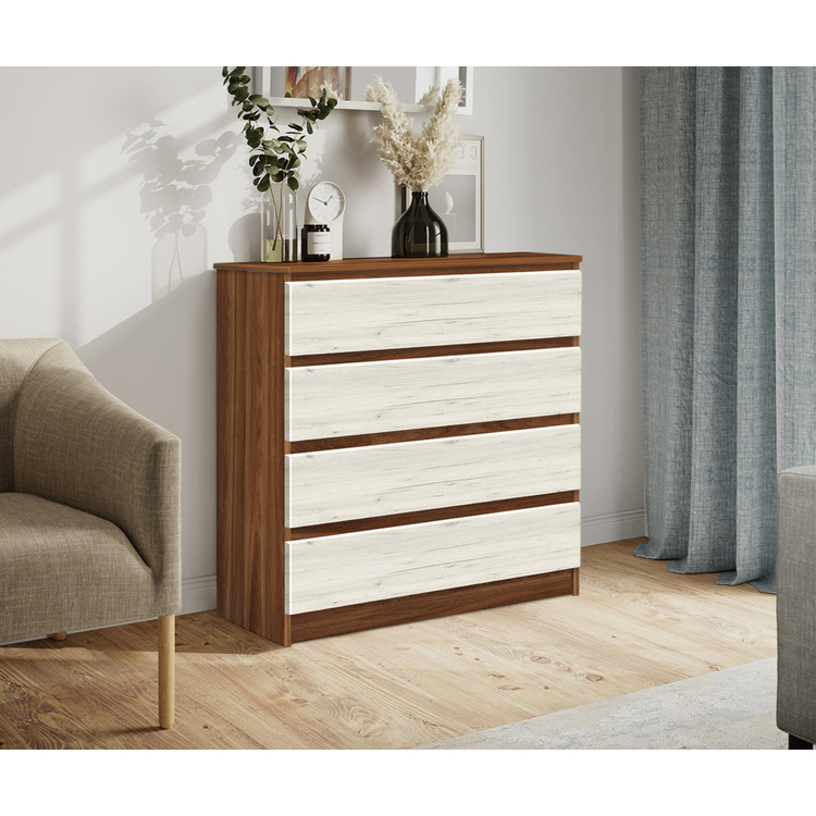 Comoda Modern Komfi 75cm (Brandy Castello Oak/Craft Oak White) cumpără ...