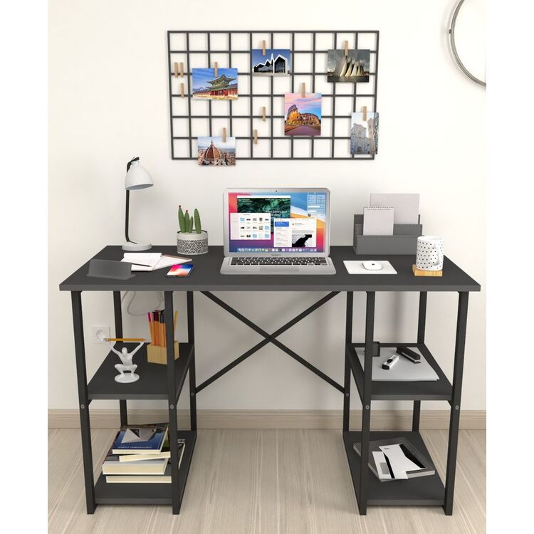 Set de mobila pentru oficiu Fabulous 4 rafturi/Shelves Metal 5 sectiuni ...