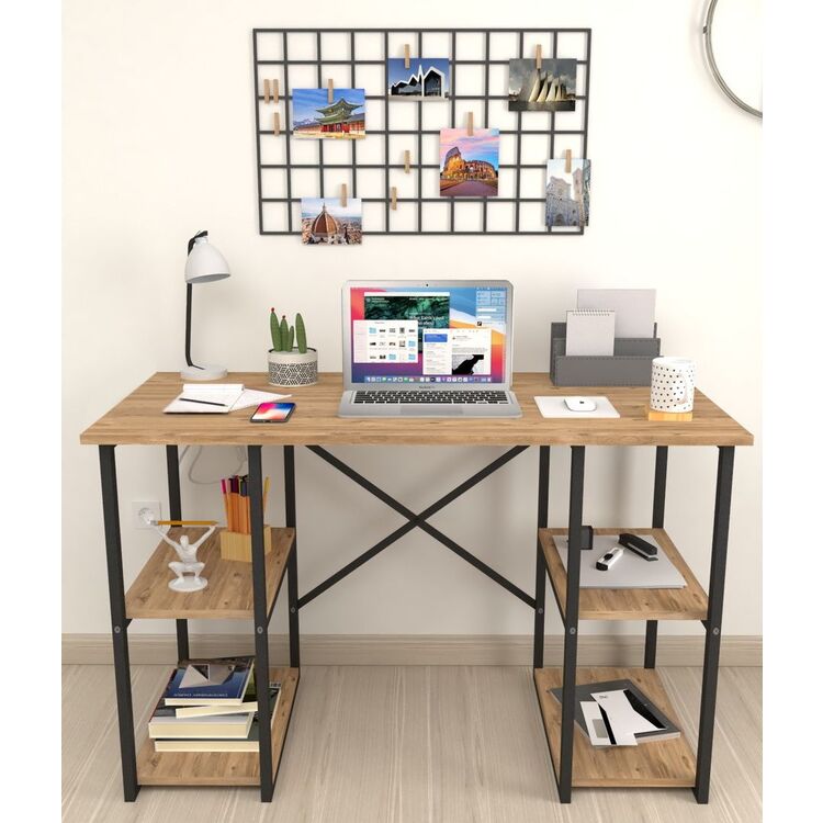 Set de mobila pentru oficiu Fabulous 4 rafturi/Shelves Metal 5 sectiuni ...