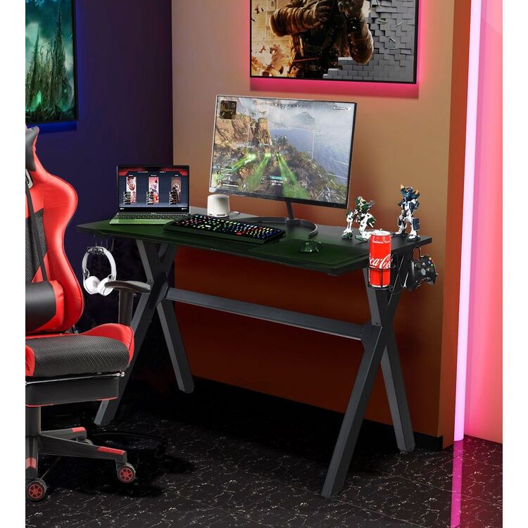 Masa de calculator gaming Costway HW66316 (Black)