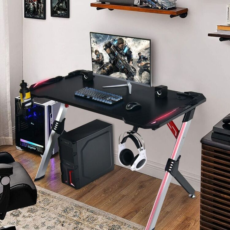 Masa de calculator gaming Costway HW67762 (Black) cumpără în Chișinău ...