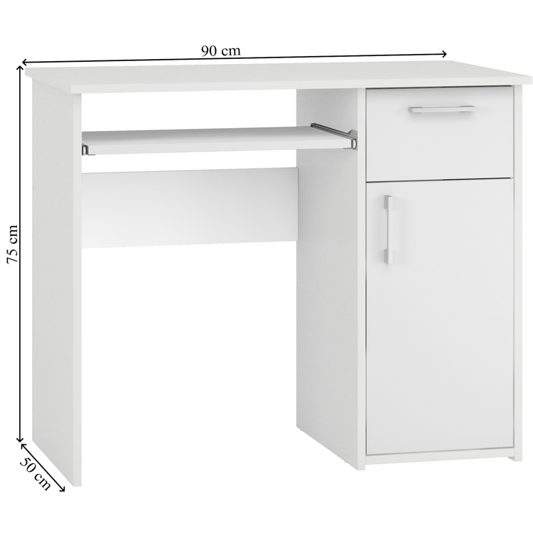 Masa de calculator Magnusplus Maja 0.9m (White) cumpără în Chișinău ...