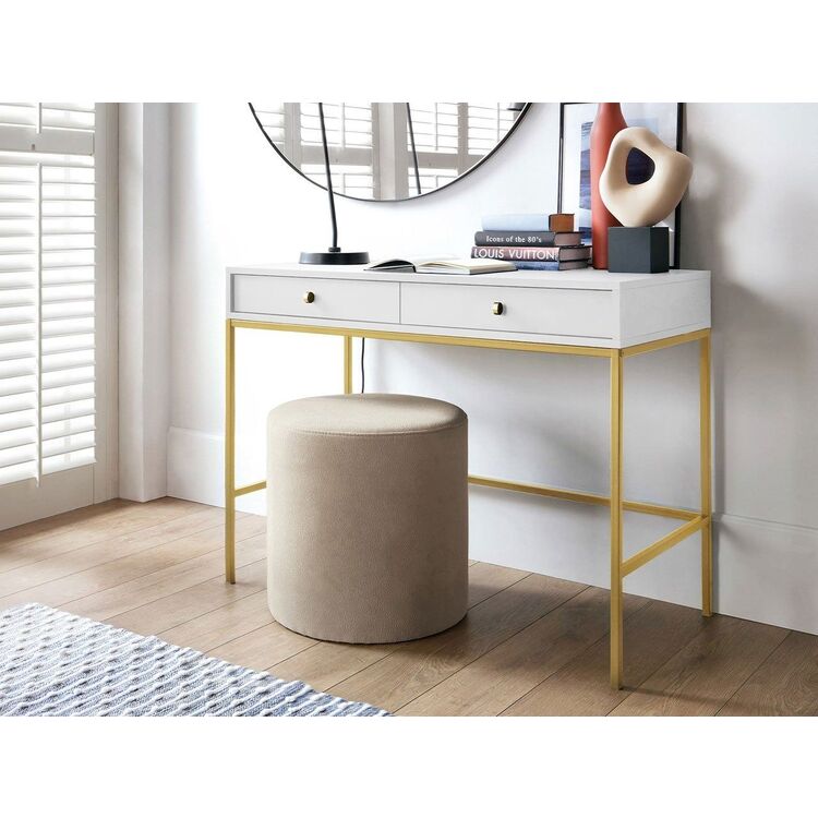 Masa auxiliara Mirjan24 Tonkor TT104/Mono MT104 (White/Gold)