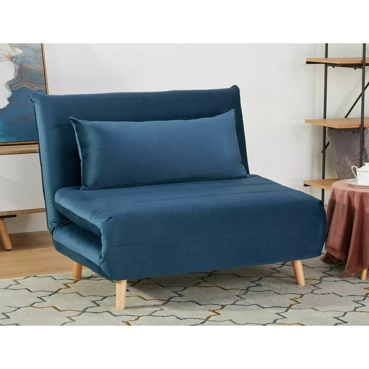 Кресло Signal Spike Velvet (Navy Blue/Beech) купить в Кишиневе, Молдове ...