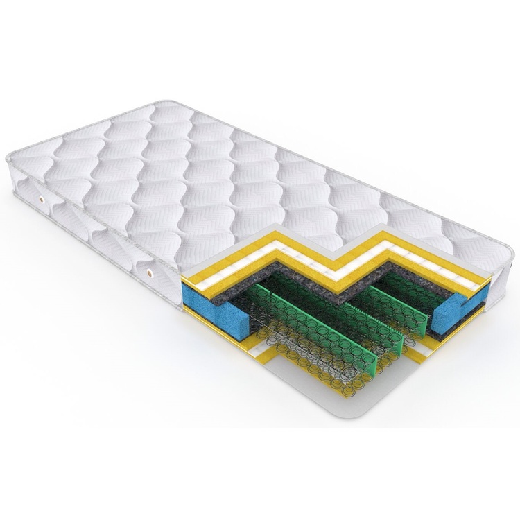 Pat cu saltea Ambianta Amigo Gri + Saltconfort Classic Ortopedic 90х200 ...