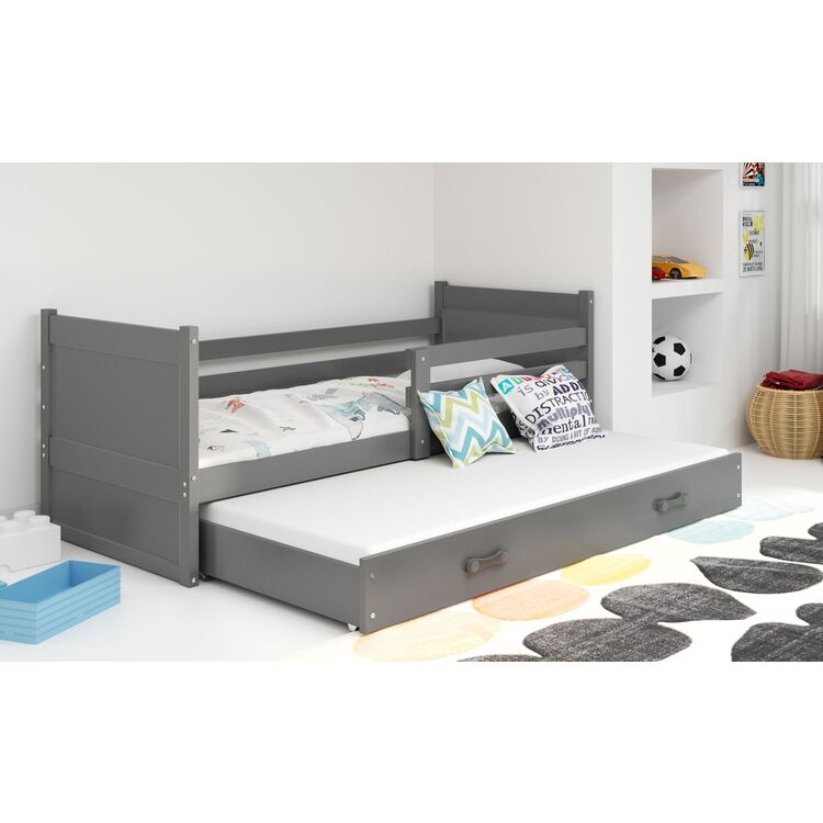 Pat BMS Group Rico cu pat retractabil 90x200 (Graphite) cumpără în ...