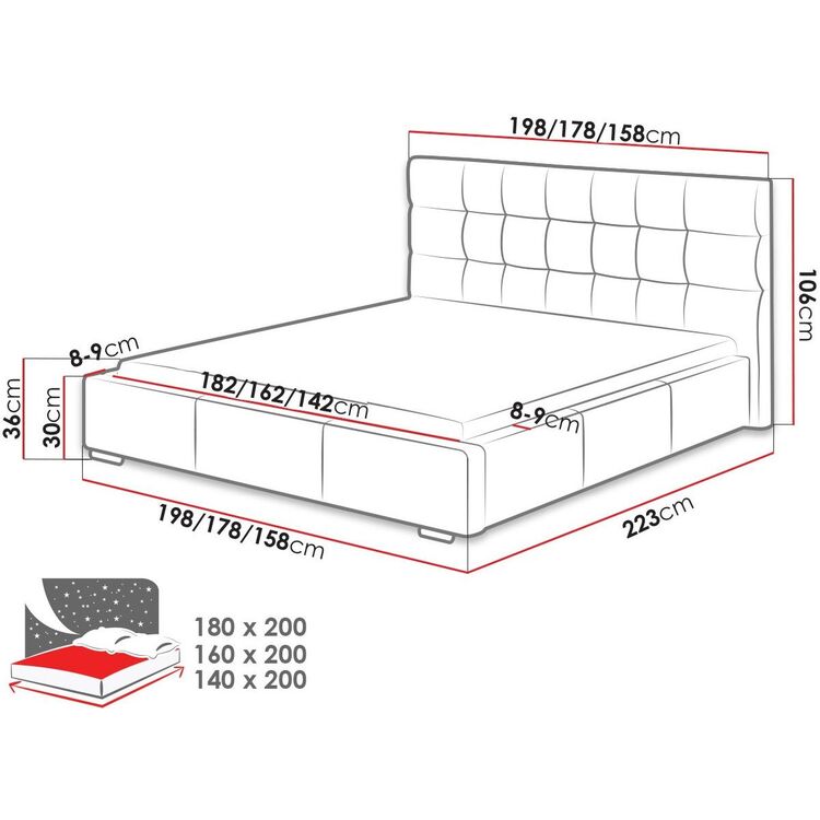 Pat Mirjan24 Eliza/Dolores 160x200 (White) cumpără în Chișinău, Moldova ...