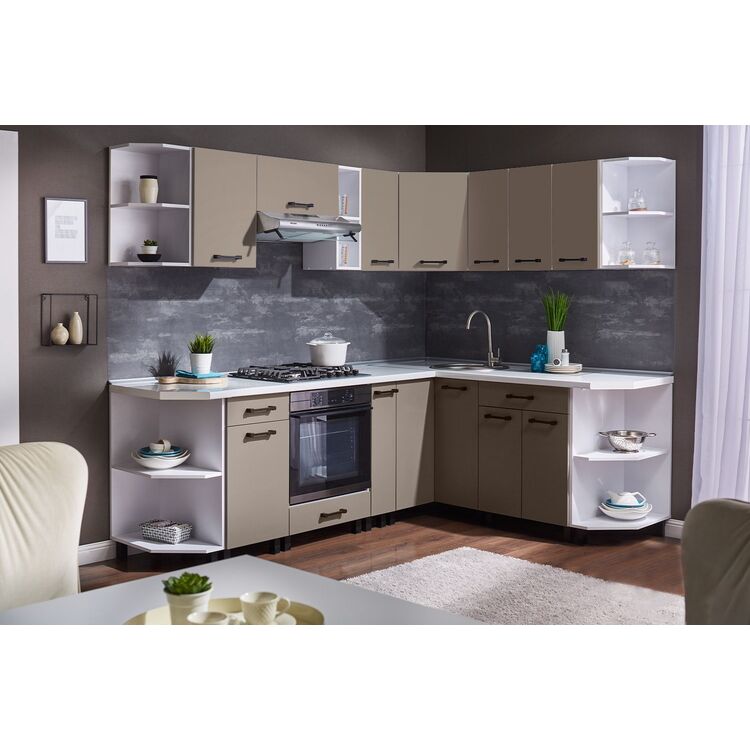 Bucatarie modulara Ambianta Iris 1.5x2.9m (Gri) cumpără în Chișinău ...