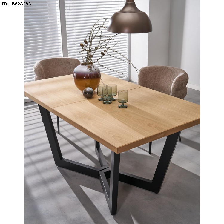 Masa extensibila Halmar Massive 2 160/250 (Oak/Black) cumpără în ...