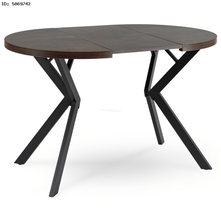 Стол раскладной Mebel Elite Dorian 80-160 (Walnut/Black) купить в ...