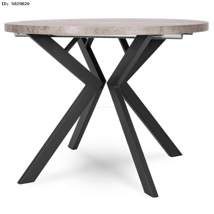 Masa extensibila Mebel Elite Lugo 90-190 (Concrete/Back) cumpără în ...