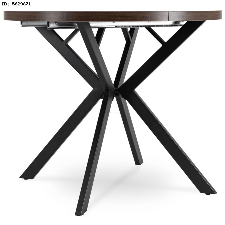 Masa extensibila Mebel Elite Lugo 90-190 (Walnut/Back) cumpără în ...