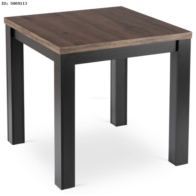 Masa extensibila Mebel Elite MAX 80/160 (Walnut/Black) cumpără în ...