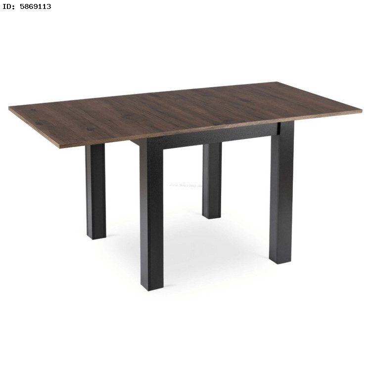 Masa extensibila Mebel Elite MAX 80/160 (Walnut/Black) cumpără în ...