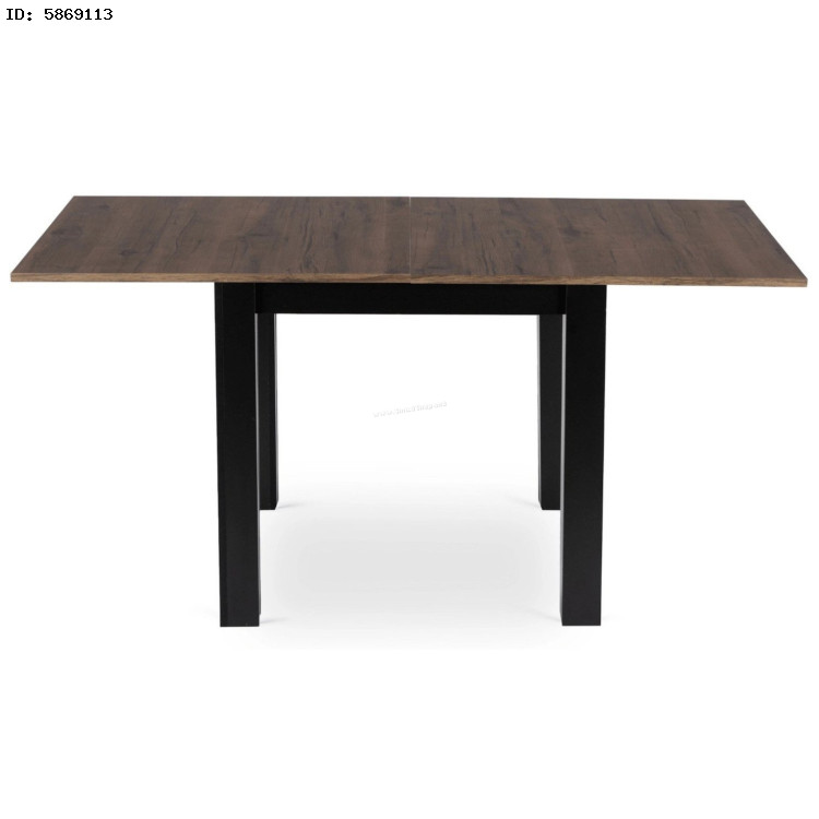Masa extensibila Mebel Elite MAX 80/160 (Walnut/Black) cumpără în ...