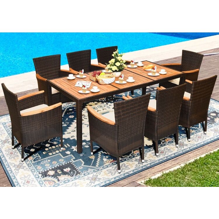 Set mobilier de gradina Costway HW71814 (Brown) cumpără în Chișinău ...