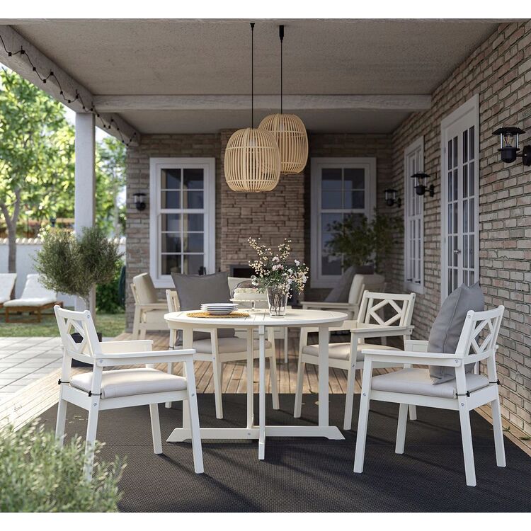 Set mobilier de gradina Ikea Bondholmen/Froson/Duvholmen 4 scaune/cu ...