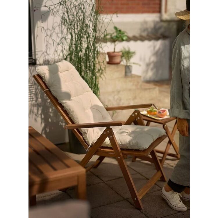 Set mobilier de gradina Ikea Nammaro 4 scaune (Maro Deschis Vopsit ...