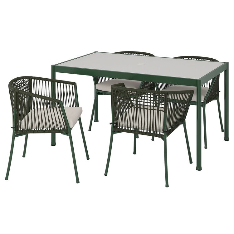 Set mobilier de gradina Ikea Segeron/Froson/Duvholmen 1+4+brate 147cm ...