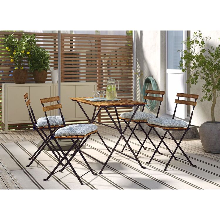 Set mobilier de gradina Ikea Tarno/Klosan 4 scaune/pliabil 100x54 ...