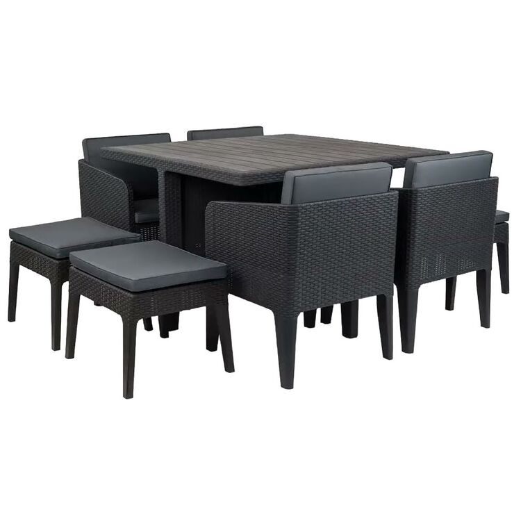 Set mobilier de gradina Keter Columbia 9 (Graphite) cumpără în Chișinău ...