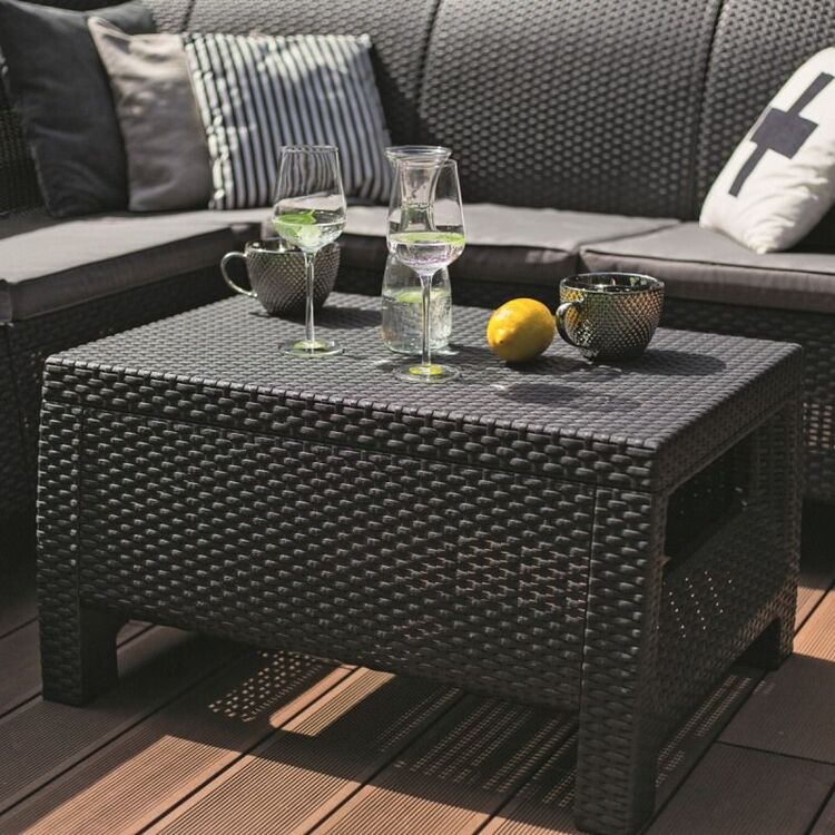 Set mobilier de gradina Keter Corfu Relax II (Graphite)