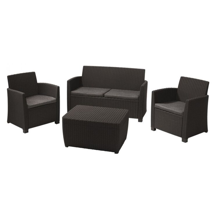 Set mobilier de gradina Keter Corona (Graphite)