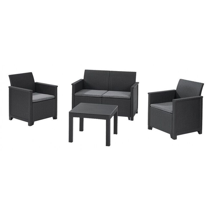 Set mobilier de gradina Keter Elodie (Graphite)