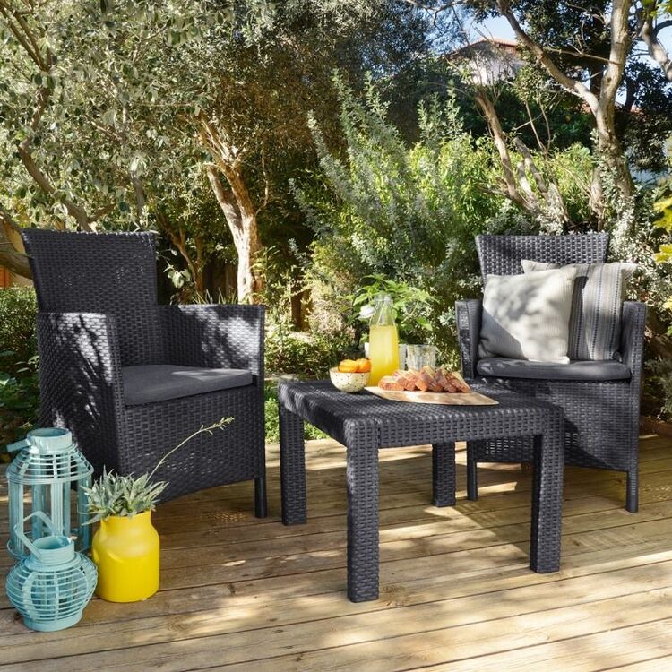 Set mobilier de gradina Keter Rosario (Graphite) cumpără în Chișinău ...