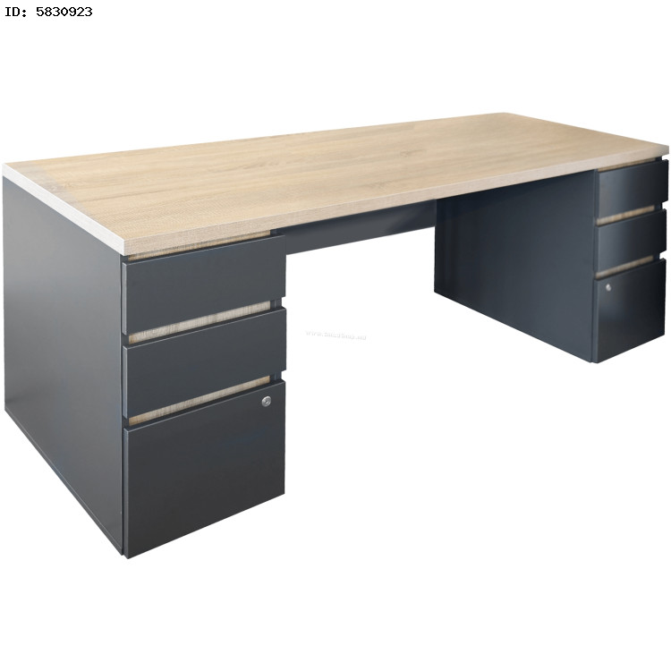 Masa de birou DP Urban Double Box Incorporat 200x68 (Sonoma Oak ...