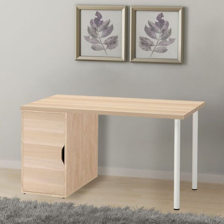 Masa de birou Ikea Lagkapten/Alex 1 usa 140x60 (Vopsit Alb/Aspect ...