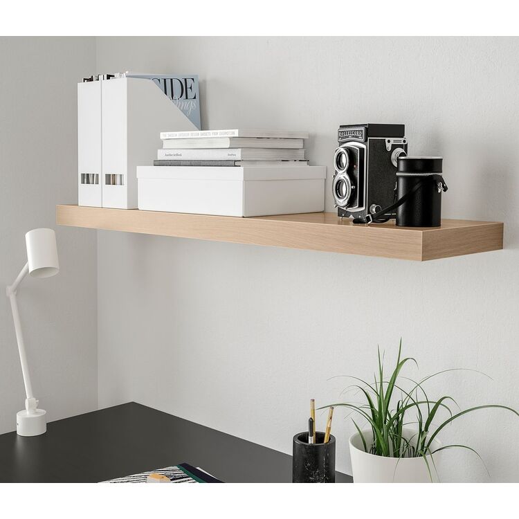 Raft Ikea Lack 110x26 (Aspect Stejar Antichizat)