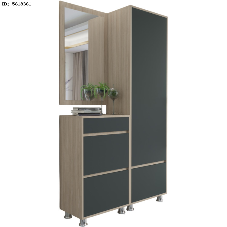 Прихожая Arta Mobilei Urban 5.4 AM86 (Urban Oyster Oak/Anthracite ...