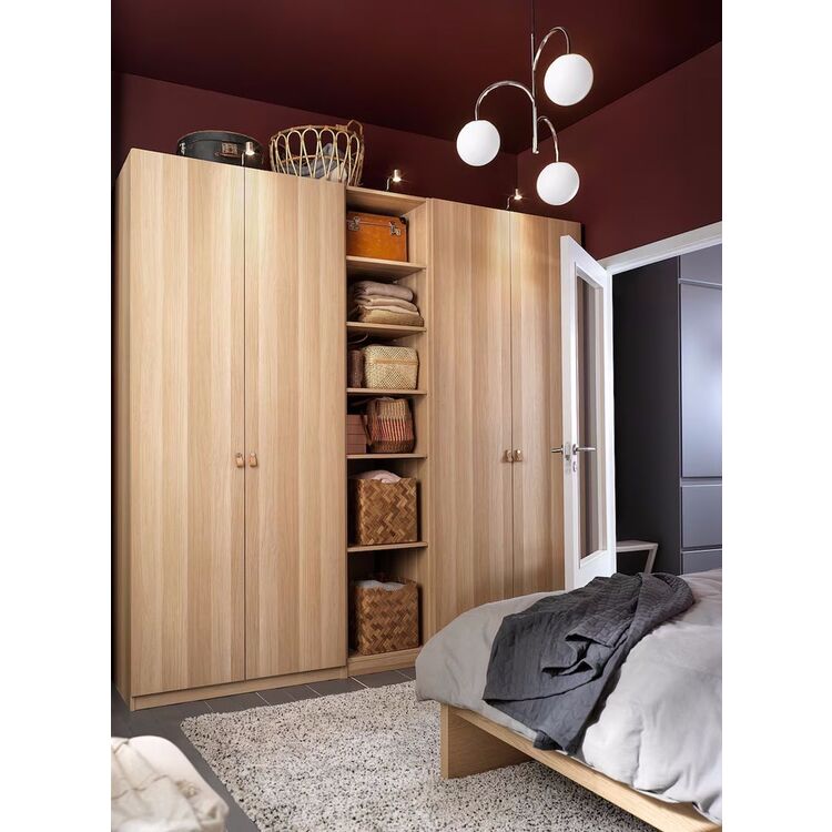 Dulap Ikea Pax/Forsand polite/bare/cosuri 250x60x236 (Aspect Stejar ...