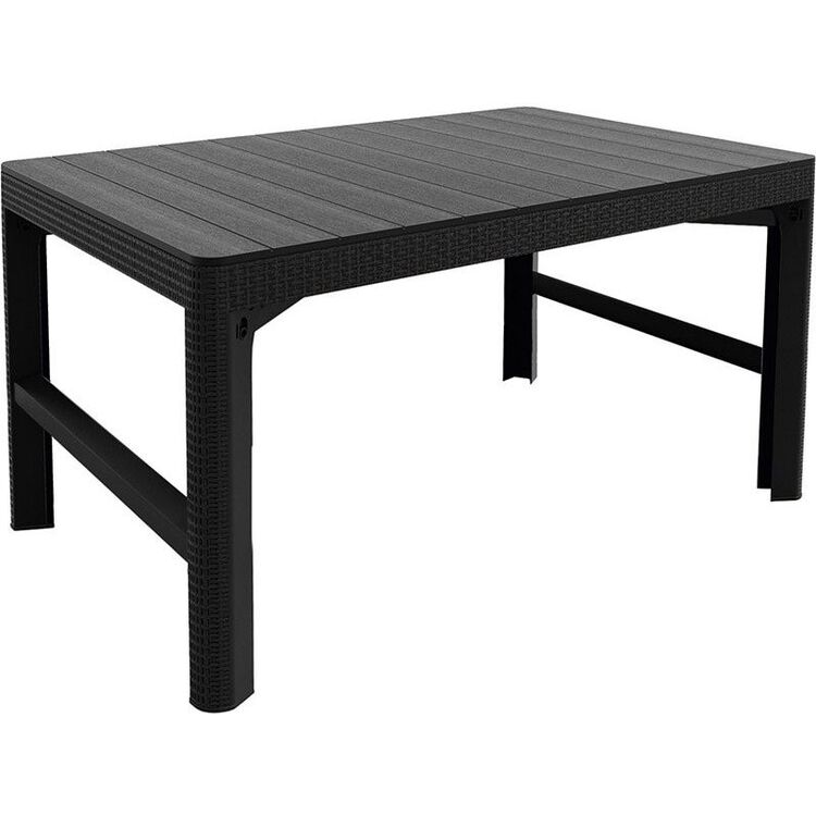 Masa Keter Lyon Rattan Table (Graphite)