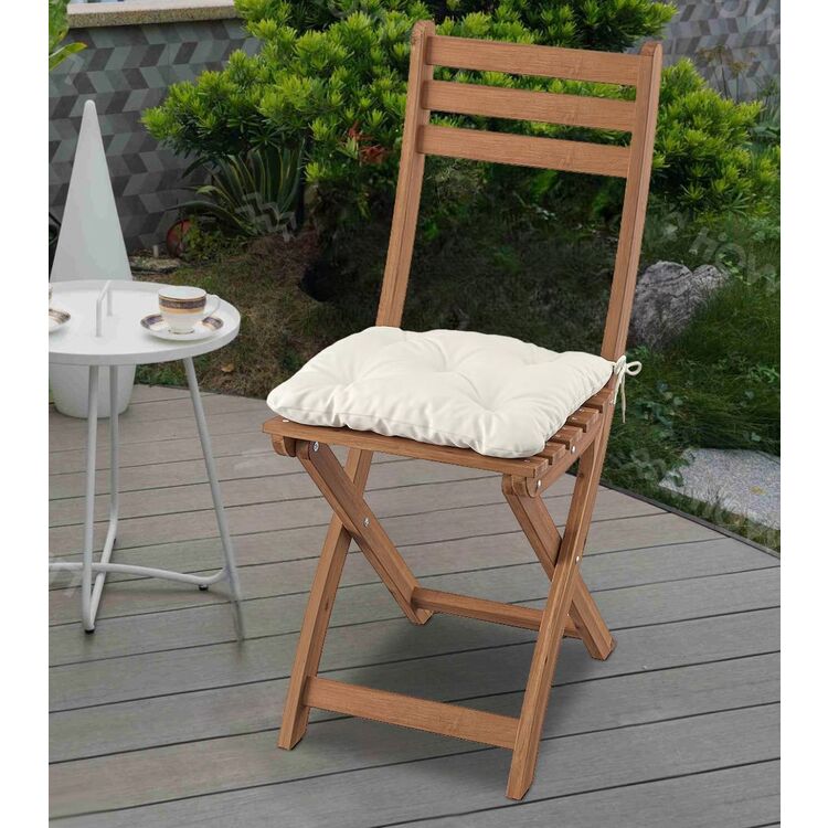 Scaun pliant Ikea Askholmen/Kuddarna (Maro Inchis/Bej) cumpără în ...