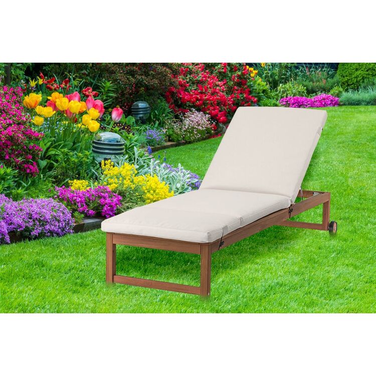 Sezlong Ikea Nammaro (Maro Deschis Vopsit/Froson/Duvholmen Bej) cumpără ...
