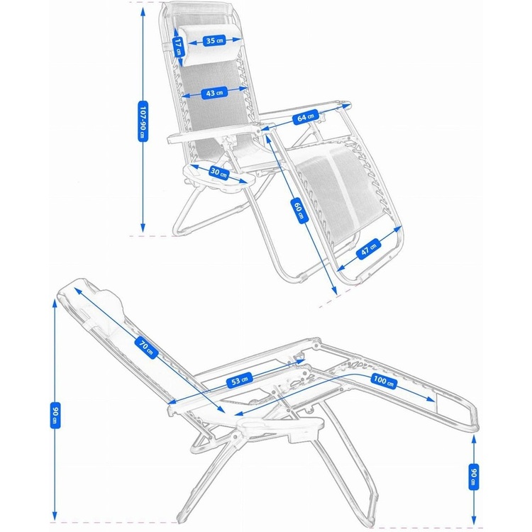 Sezlong Jumi OM-282025 (Black) cumpără în Chișinău, Moldova | SMADSHOP.MD
