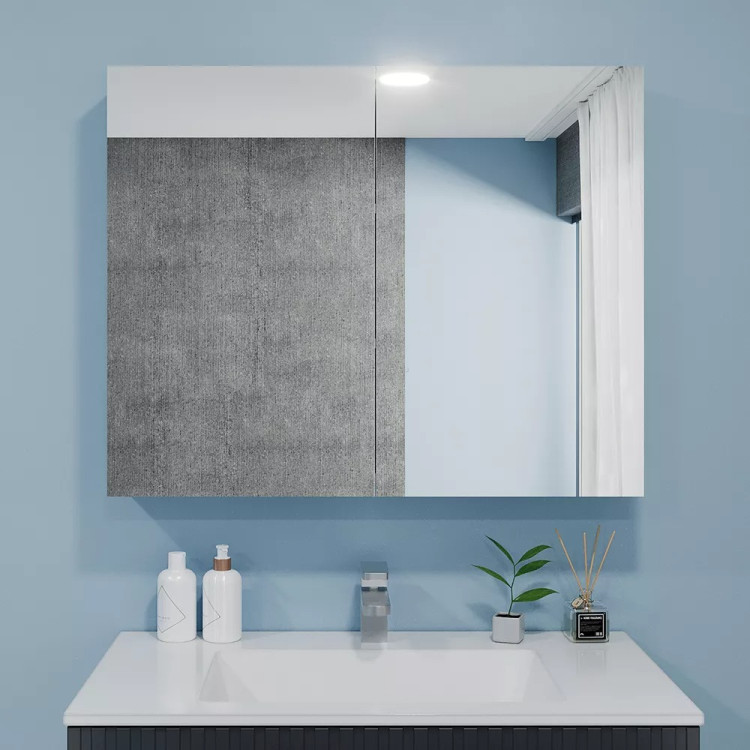 Dulap cu oglinda Bayro Optima 1000x700 (White) cumpără în Chișinău ...