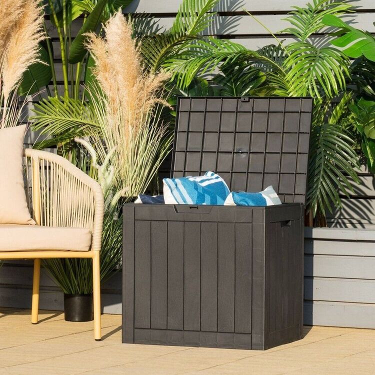 Lada depozitare de gradina Costway NP10310BK (Black) cumpără în ...