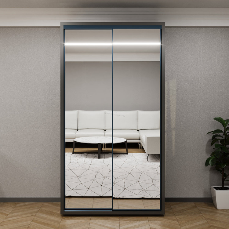 Dulap-cupe Bayro Parma 1200x2250x600 (Anthracite) cumpără în Chișinău ...