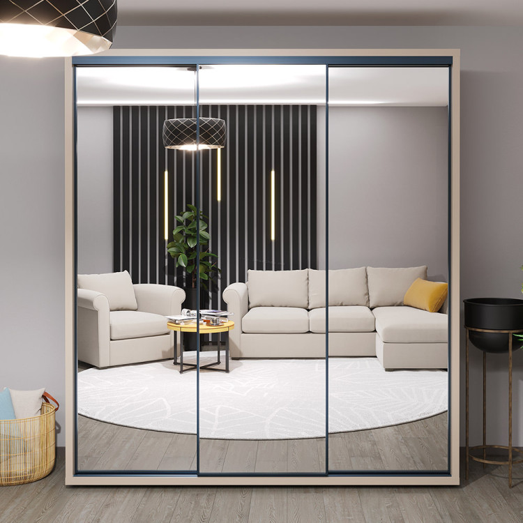 Dulap-cupe Bayro Parma 2000x2250x600 (Gray Stone) cumpără în Chișinău ...