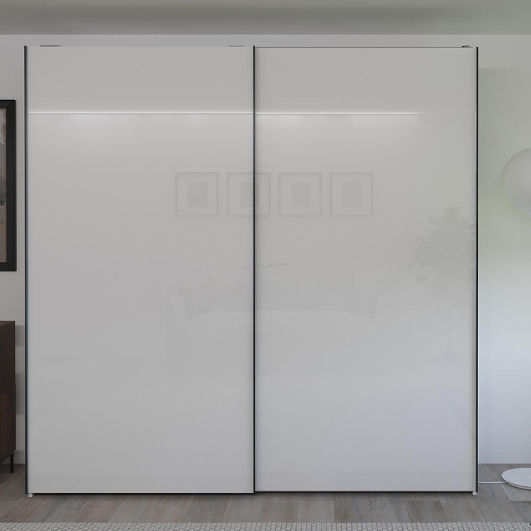Dulap-cupe Bayro Top Line Napoli 2000x2300x580 uși lucioase (White ...
