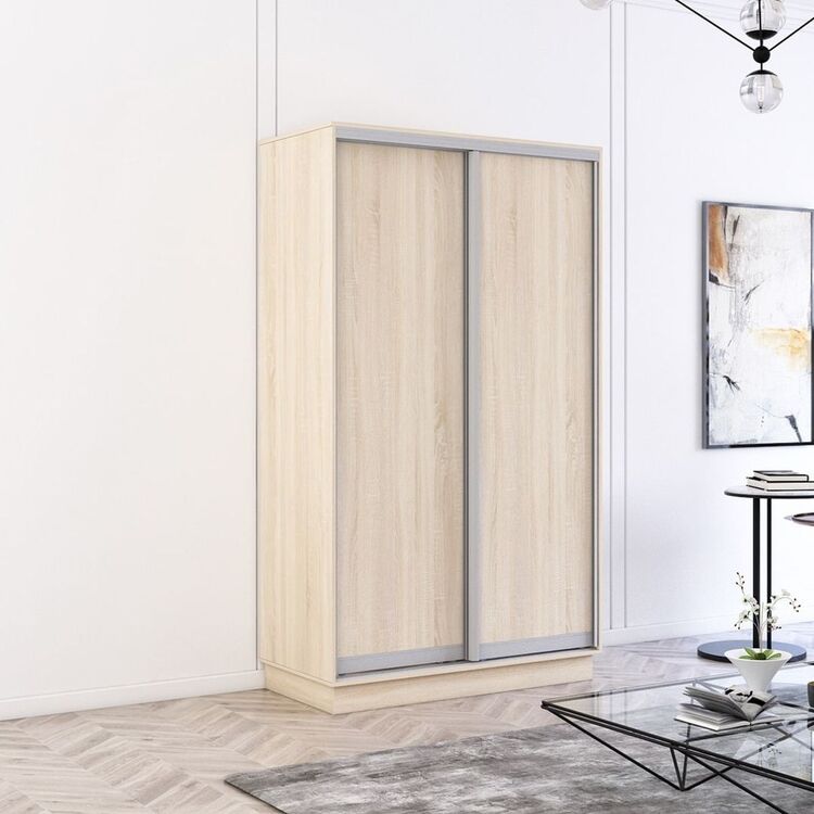 Dulap-cupe Mobildor Fox 2D usi PAL 110x210x60 (Sonoma Oak) cumpără în ...