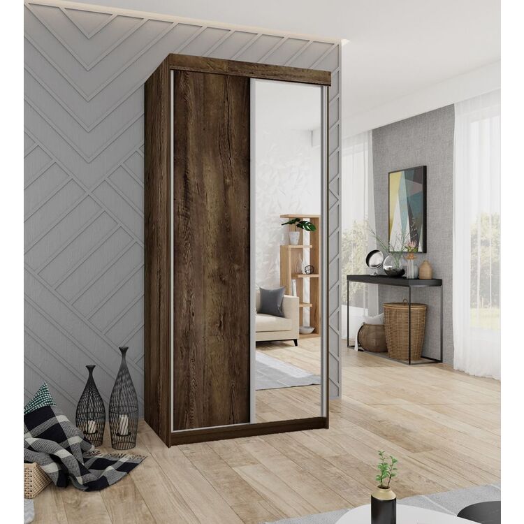 Шкаф-купе Prime Furniture Top 23 100 (Ash Dark)