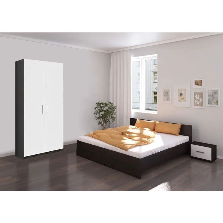 Dormitor Ideal Mobila Leo (Wenge/White) cumpără în Chișinău, Moldova ...